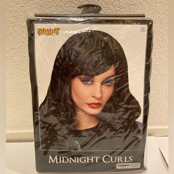 Spirit | Other | Black Wig Halloween Costume Midnight Curls | Poshmark